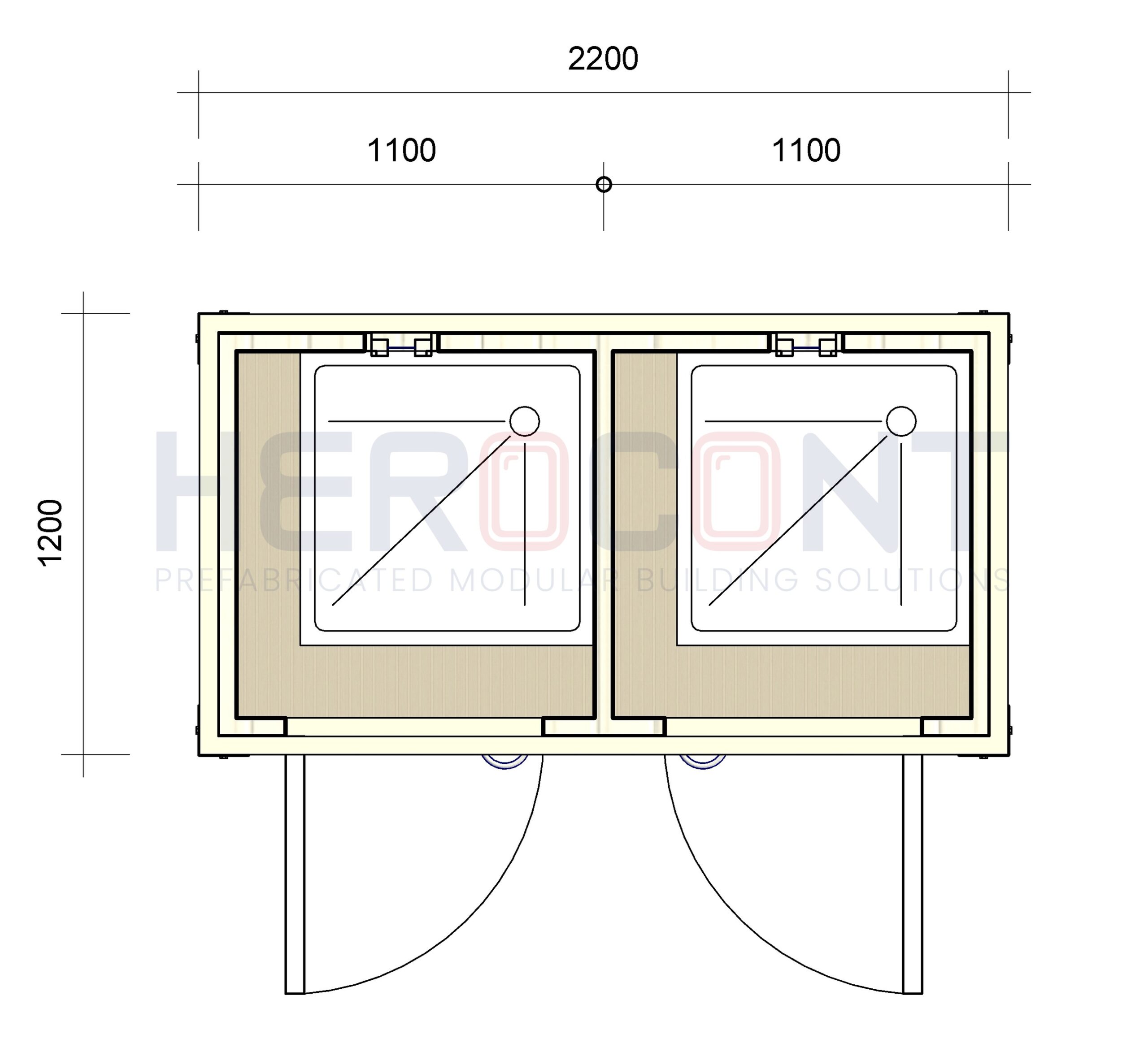 Duchas Portátiles - Cabina Sanitaria - Herocont