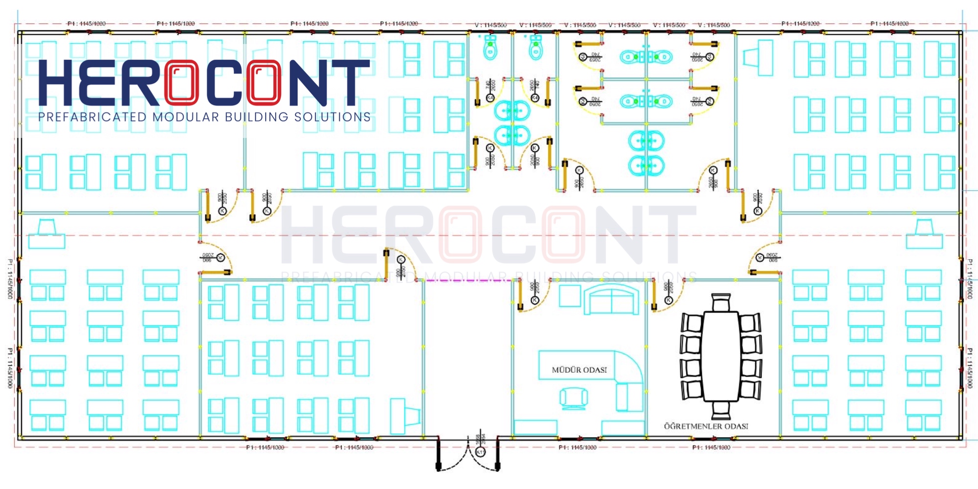 Modular Classrooms - Portable School Units - Herocont